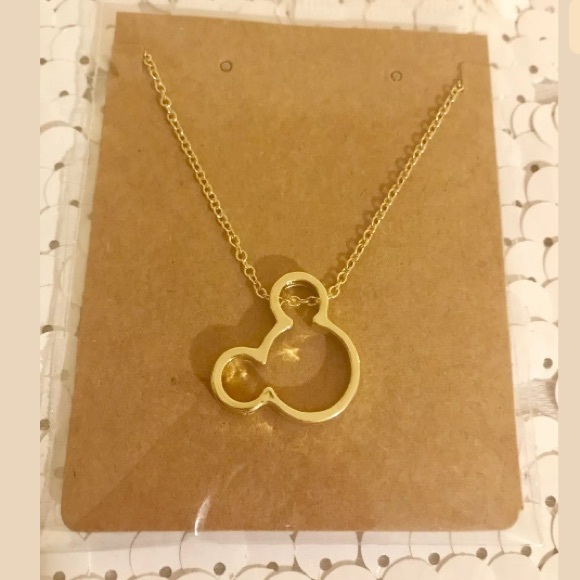 Jewelry | Mickey Mouse Gold Necklace | Poshmark